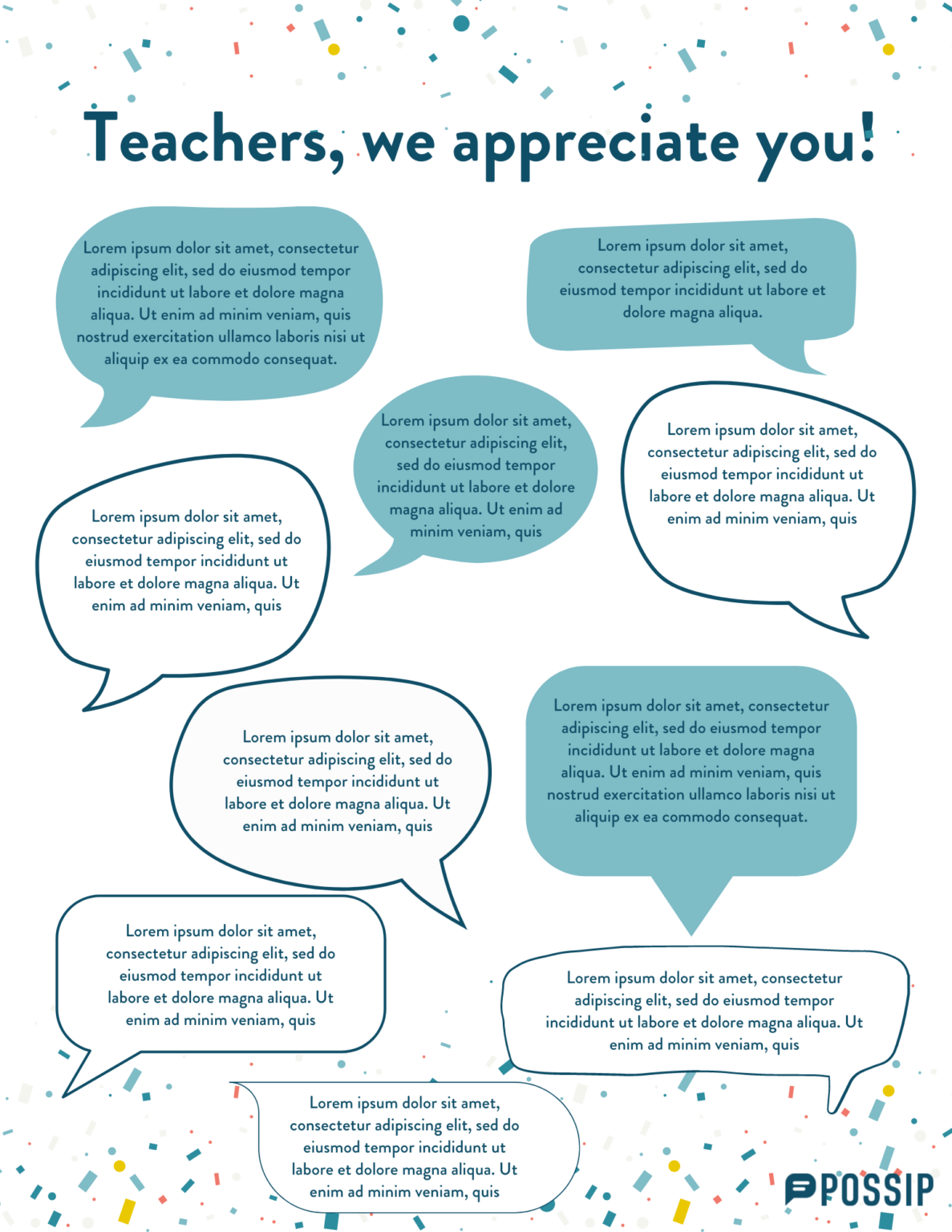 Your One-stop Shop to Share Teacher Appreciation! - Possip