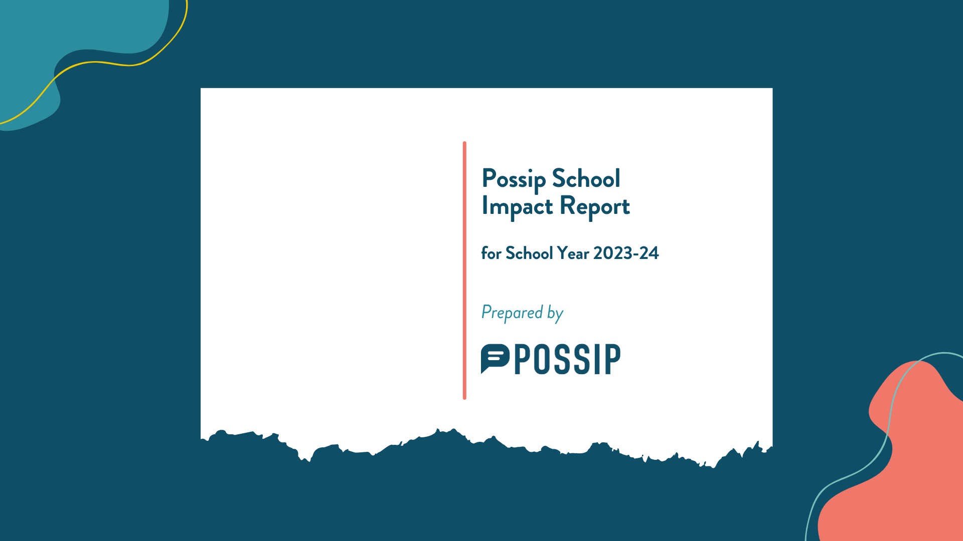 Possip School Impact Report 2023-24 - Possip